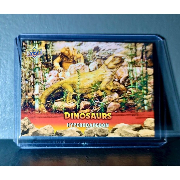 Other | 215 Upper Deck Dinosaurs Hyperodapedon Extinction Red Parallel ...
